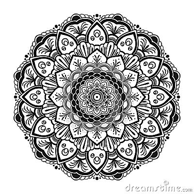 Mandala Cartoon Vector | CartoonDealer.com #97934221