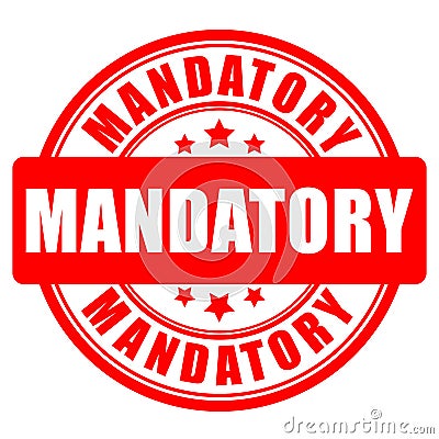 Mandatory Vector Sign | CartoonDealer.com #245024960