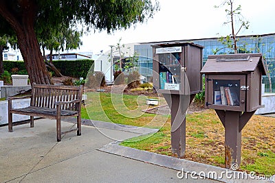 Manhattan Beach, California: Little Free Library Book Exchange Boxes ...