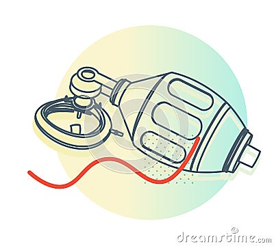 Manual Resuscitator - Non Invasive Ventilation Support - Icon Stock ...