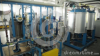 Manufacturing Facility. Polyurethane Foaming System. Stock Footage ...