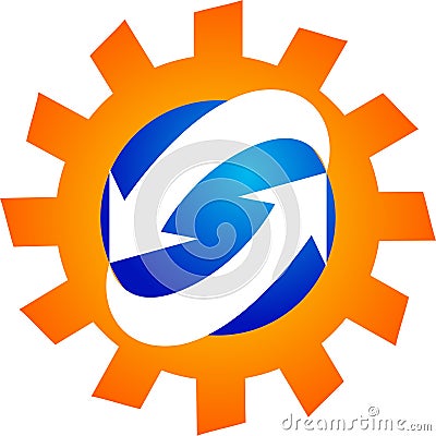 Manufacturing Process Logo Cartoon Vector | CartoonDealer.com #26194441