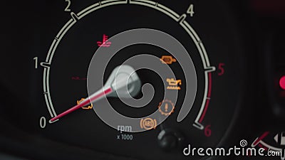 Many Car Dashboard Lights with Warning Lamps, Failure and Error ...