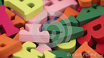 Many Colored Letters As a Symbol of Learning and Knowledge Stock ...