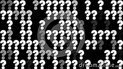 Many Question Marks Blinking Seamless Loop Animation Background New ...