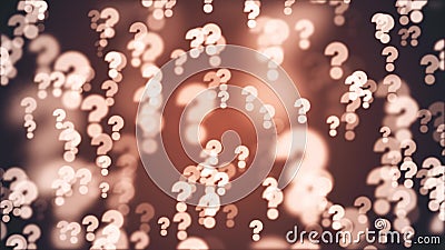 Many Shiny Random Fading Question Marks Blinking Animation Background ...