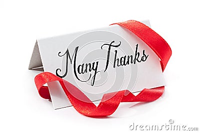 Many Thanks Stock Photos - Image: 19702593