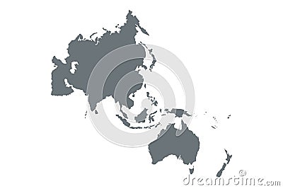 Map Of Asia Pacific Vector Illustration | CartoonDealer.com #177212908