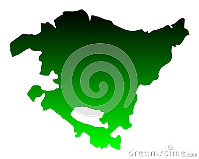 Map Of Basque Country Vector Illustration | CartoonDealer.com #168516724