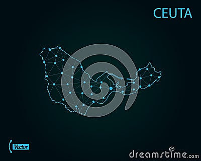 Map Of Ceuta. Vector Illustration. World Map | CartoonDealer.com #129628659