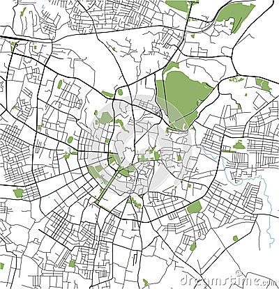 Map Of The City Of Samarkand, Uzbekistan Stock Photo | CartoonDealer ...