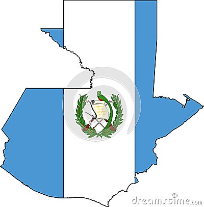 Map Guatemala Cartoon Vector | CartoonDealer.com #3840927