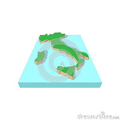 Map Of Italy, Cartoon Style | CartoonDealer.com #79522719