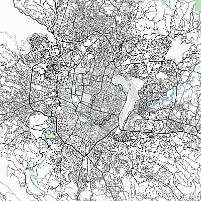 Map Of Lalitpur City. Stock Photo | CartoonDealer.com #309139212