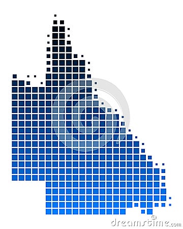 Map Of Queensland Cartoon Vector | CartoonDealer.com #92461259