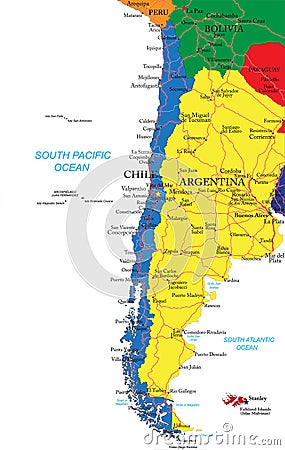 Mapa Do Chile Imagem de Stock Royalty Free - Imagem: 31897706