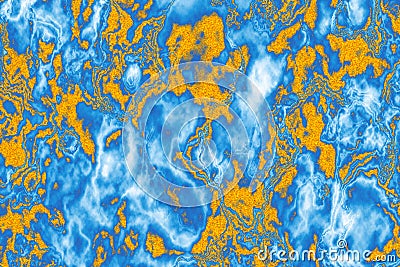 Marble Ink Gold Texture Inkscape Pattern With Glitter And Blue Color ...