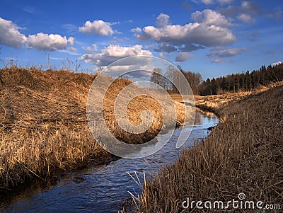 March Landscape Royalty Free Stock Photos - Image: 1559298
