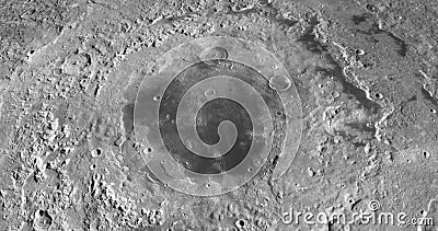 Mare Orientale in the Lunar Surface of the Moon, 3d Rendering Stock ...