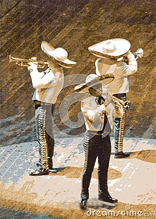 Mariachi, Trumpet Musicians Royalty Free Stock Photo - Image: 5765435