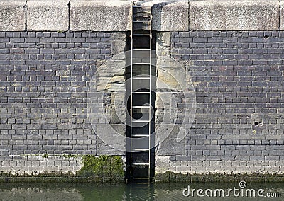 Marina Quay Wall And Ladder Royalty-Free Stock Photography ...