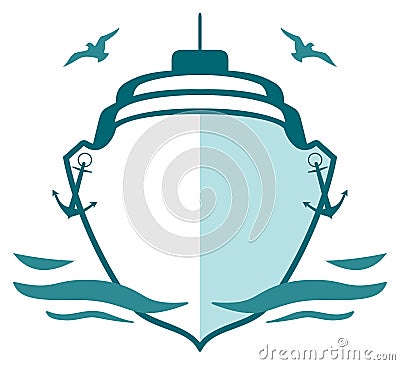 Marine Engine Logo
