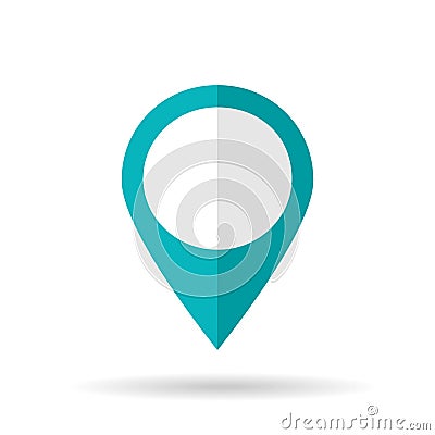 Mark On The Map Vector Illustration | CartoonDealer.com #102770630