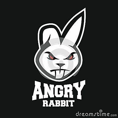 Bad rabbit stock vector. Illustration of hacker, ears - 153317962