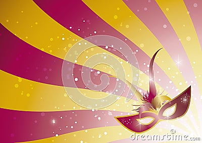 Mask Swirl Red 2 Stock Images - Image: 35799604