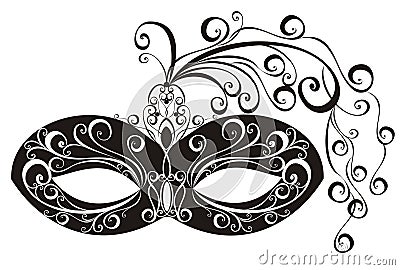 Masks For A Masquerade. Vector Illustration Stock Images - Image: 17262374