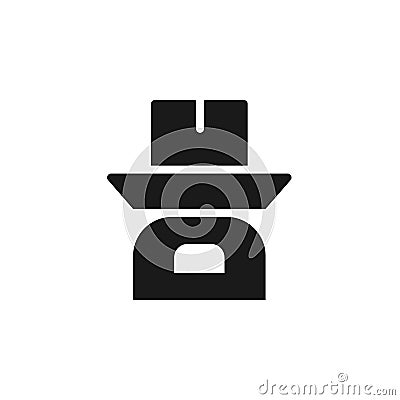 Mass Production, Weight Icon - Vector. Simple Element Illustration From ...