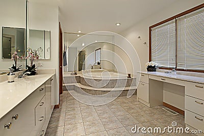 Master Bath With Step Up Tub Royalty Free Stock Photos - Image: 13320768