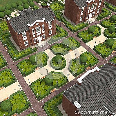Master Plan Of The Village Royalty-Free Stock Photo | CartoonDealer.com ...