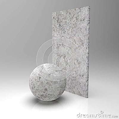 Materials For 3d Rendering And Texturing Stock Photography ...