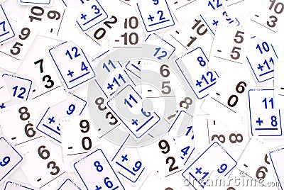 Math Cards Royalty Free Stock Photos - Image: 6006388
