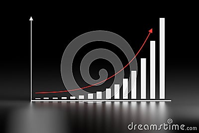 Math Chart With Arrow Royalty-Free Illustration | CartoonDealer.com ...