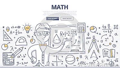 Math Doodle Concept Vector Illustration | CartoonDealer.com #68379456
