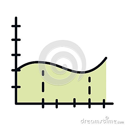 Math Education School Science Algebra Graph Lesson Line And Fill Style ...