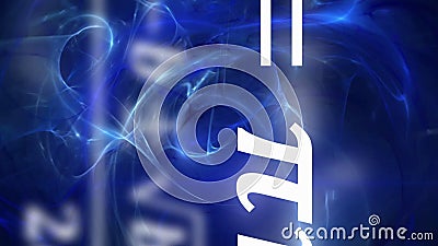 Flying Math and Physics Formulas, Symbols, Functions, and Equations ...