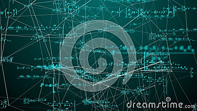 Mathematical Formulas Move in Space, Science and Mathematical Research ...