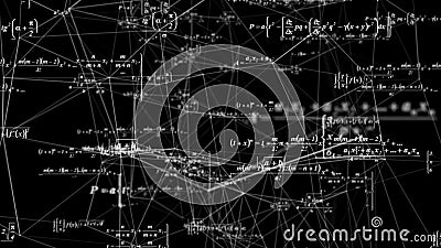 Mathematical Formulas Move in Space, Science and Mathematical Research ...