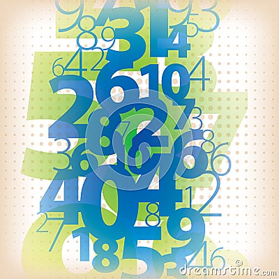 Math Number Background Stock Photography - Image: 36600042