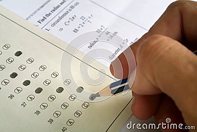 Mathematic Exam Paper Royalty Free Stock Photos - Image: 5359628