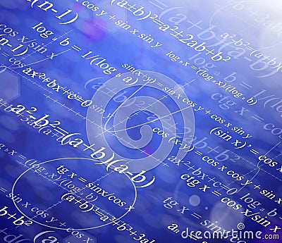 Mathematical Background Stock Image - Image: 24334831