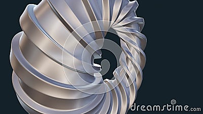 Mathematical Object Dupin Cyclide, 3d Abstract Model with Pearly ...