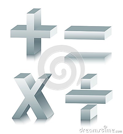 Mathematical Symbol Cartoon Vector | CartoonDealer.com #15062983
