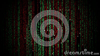 Matrix Dropping Code. Digital Binary Data, Streaming Code Zoom Background Digital Binary Data ...