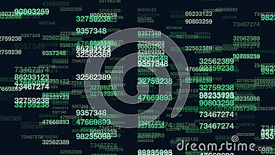 Matrix Neon Binary Code from Numbers in Dark Space Stock Video - Video ...