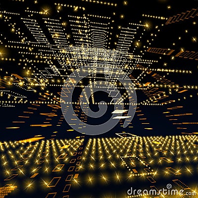 Matrix Space Stock Photo - Image: 8796780