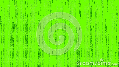The Matrix Style Text Code in Green Color and Background Stock Footage ...